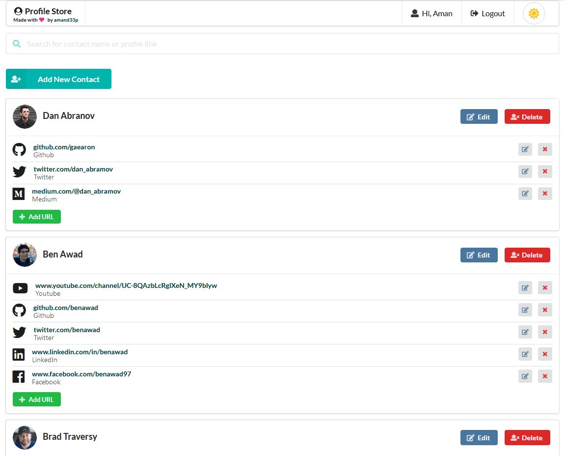 Amandeep S. | Full-stack Developer